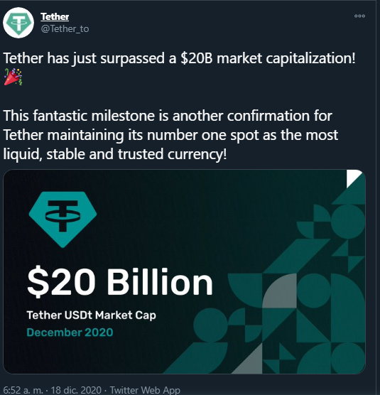 Tether lo hizo de nuevo