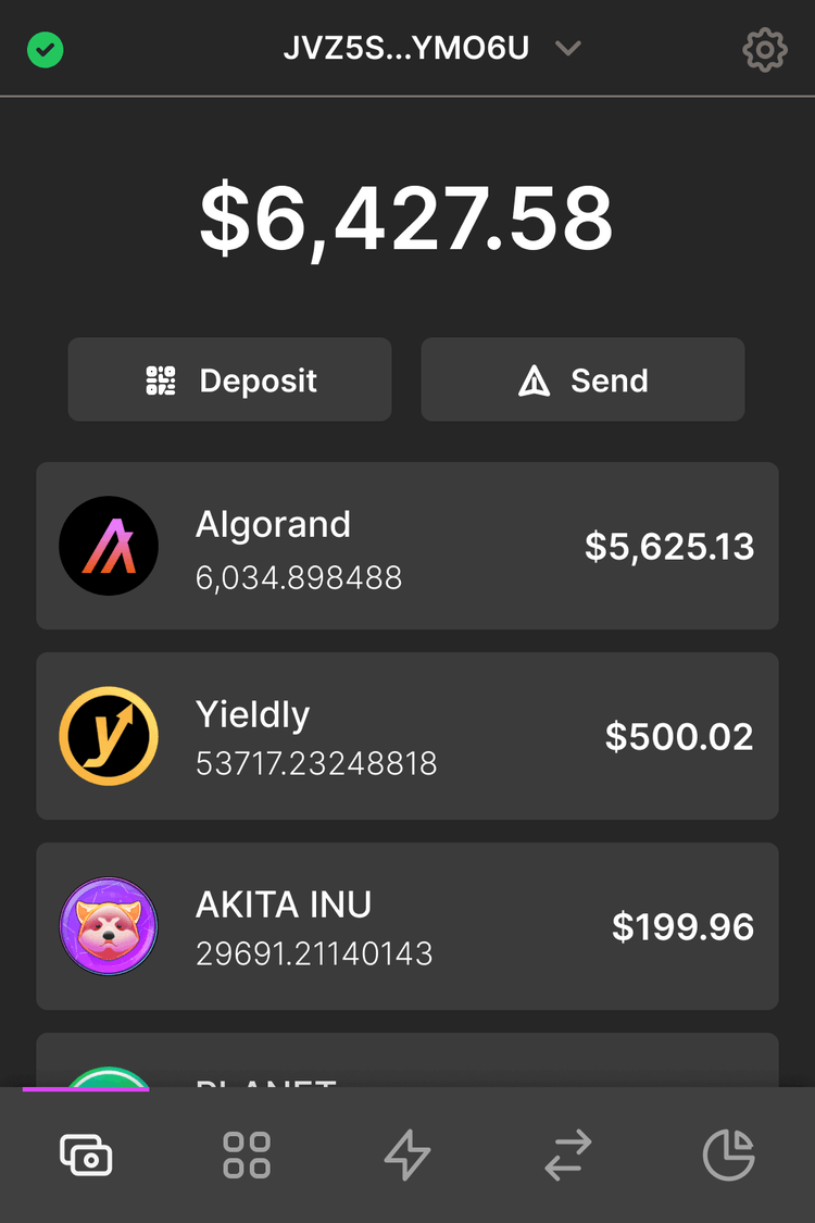 Here's a sneak peek of new algorand wallet. Algorand wallet you‘ll love.