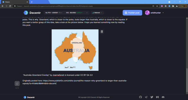 How to Write a Post in Decentr