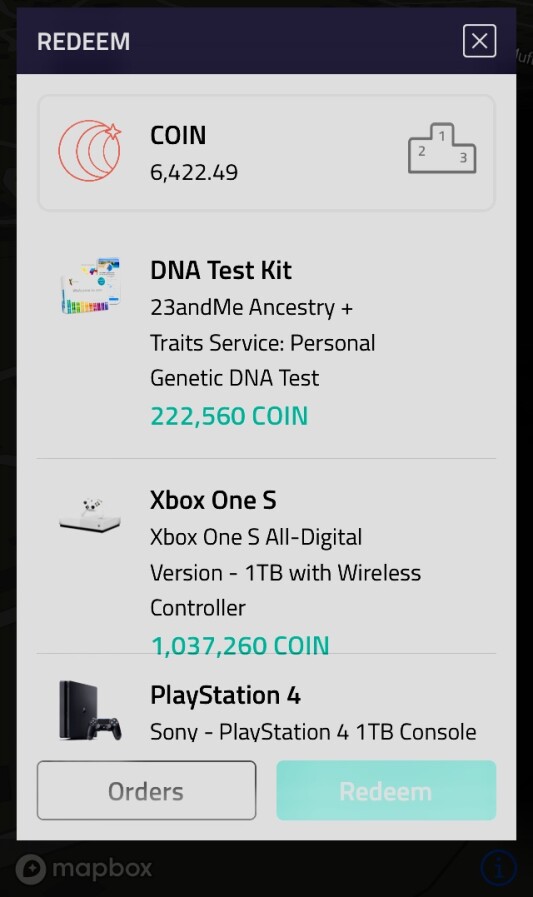 Coin app - Earn coins and redeem them for digital or real-world items