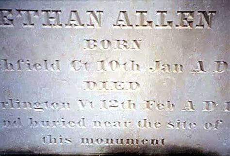 A Peek into History: Ethan Allen