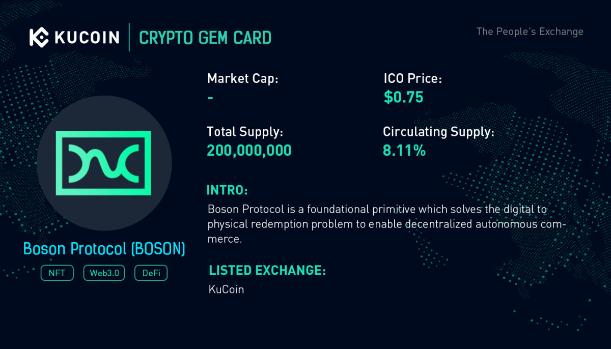What Is Boson Protocol (BOSON) And How Does It Work? | KuCoin Crypto Gem Observer