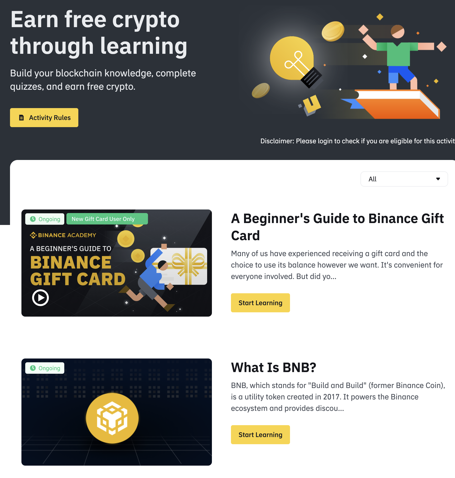 Comparing The Most Popular Learn And Earn Programs - Binance Vs. Coinbase