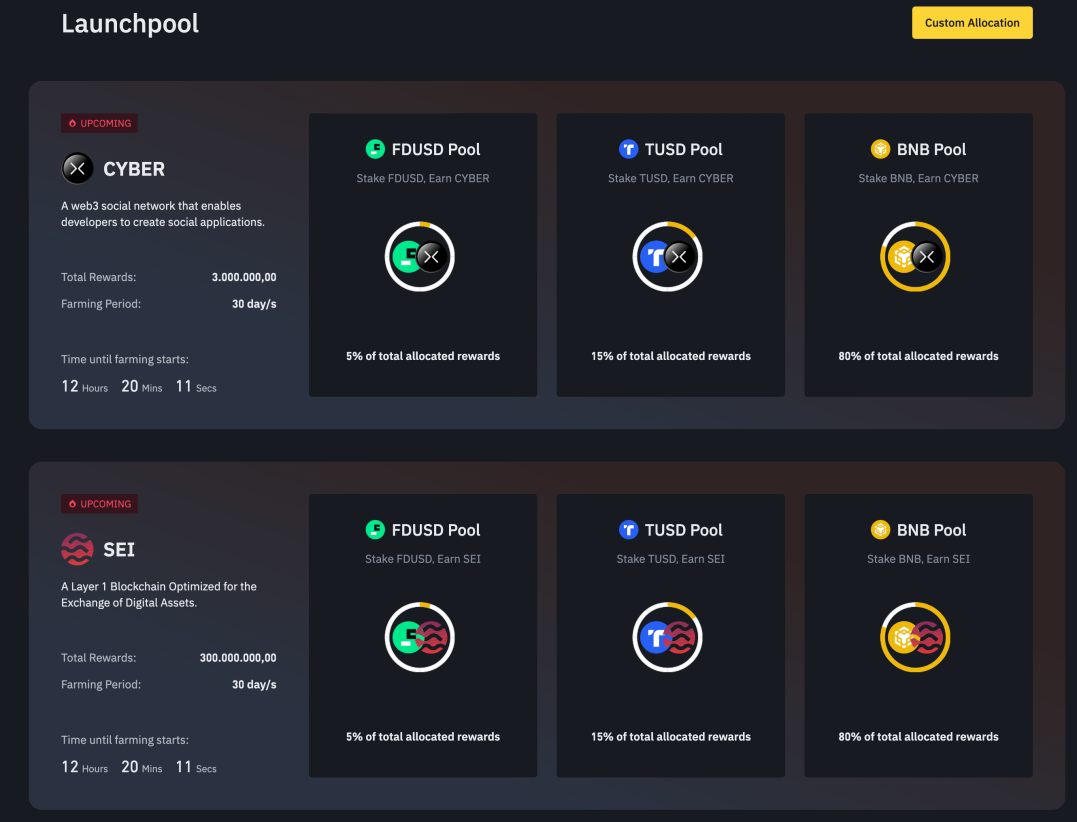 Two Projects At The Same Time - What Is Your Binance Launchpool Farming Strategy?