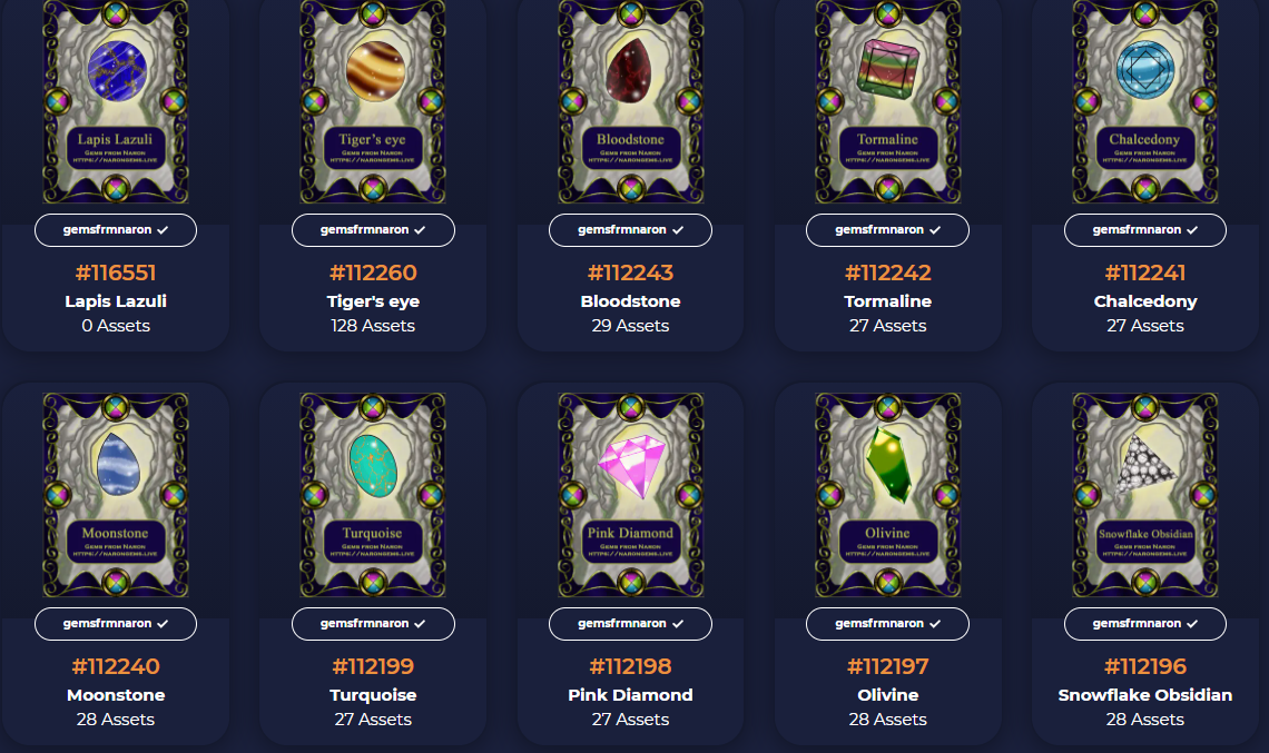 [Alien Worlds] Gems from Naron