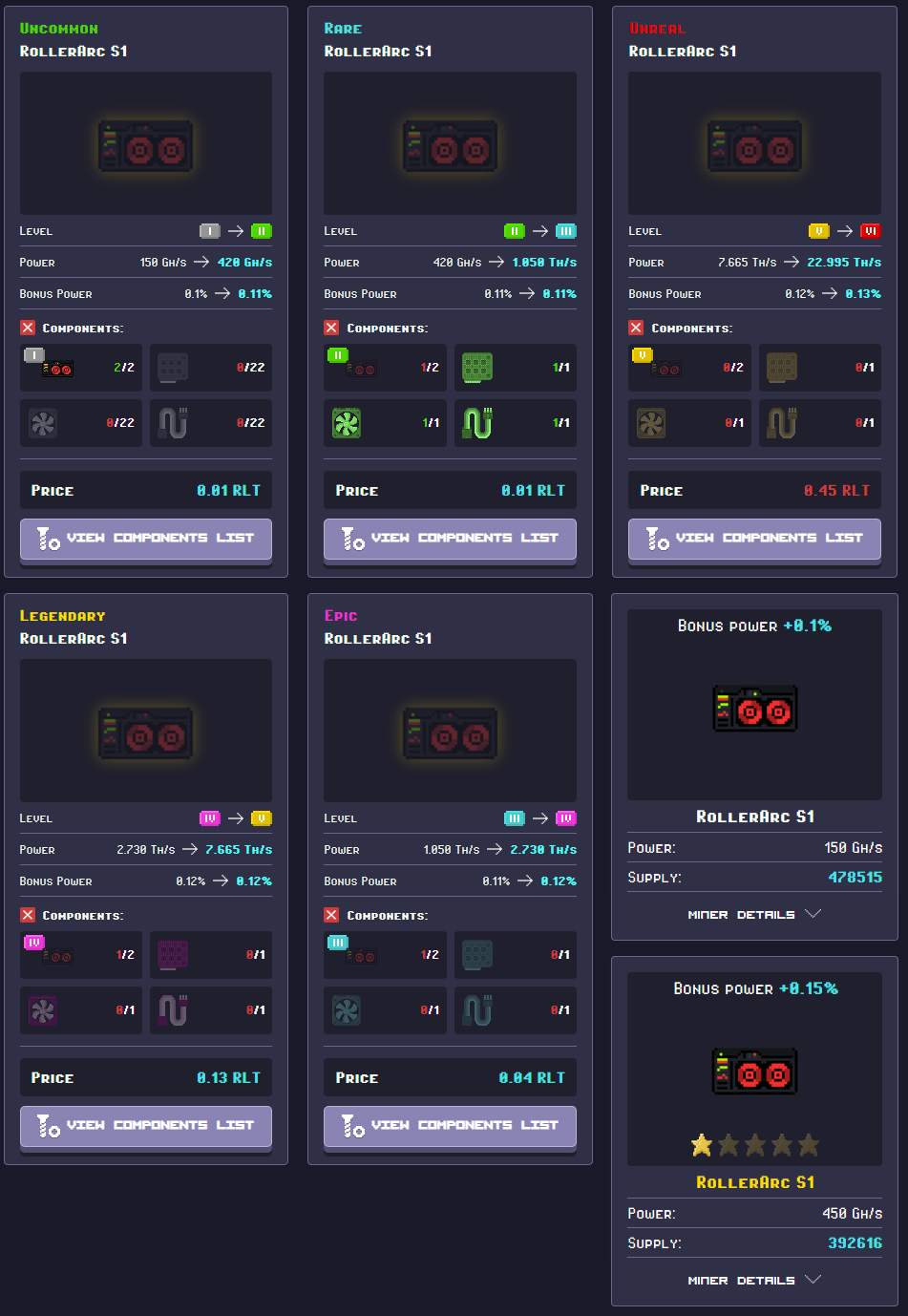 RollerCoin - A method to grow your total hashrate of your crypto miners