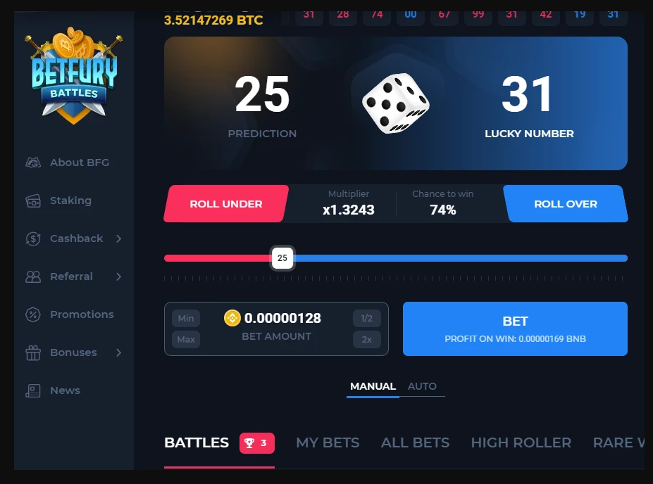 BETFURY: Ways to make BNB, BTC and BFG tokens
