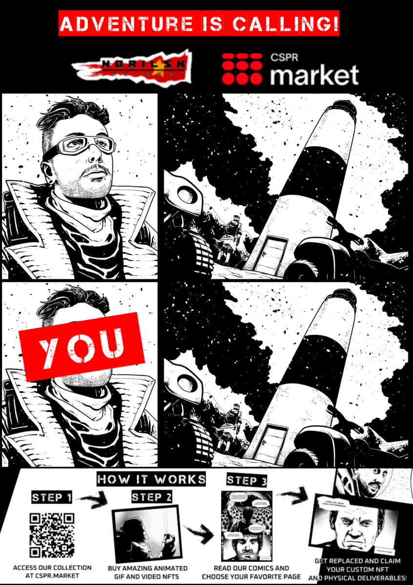 Norilsk Incident - The NFT project with VR Comics that gets you your own customized pages!