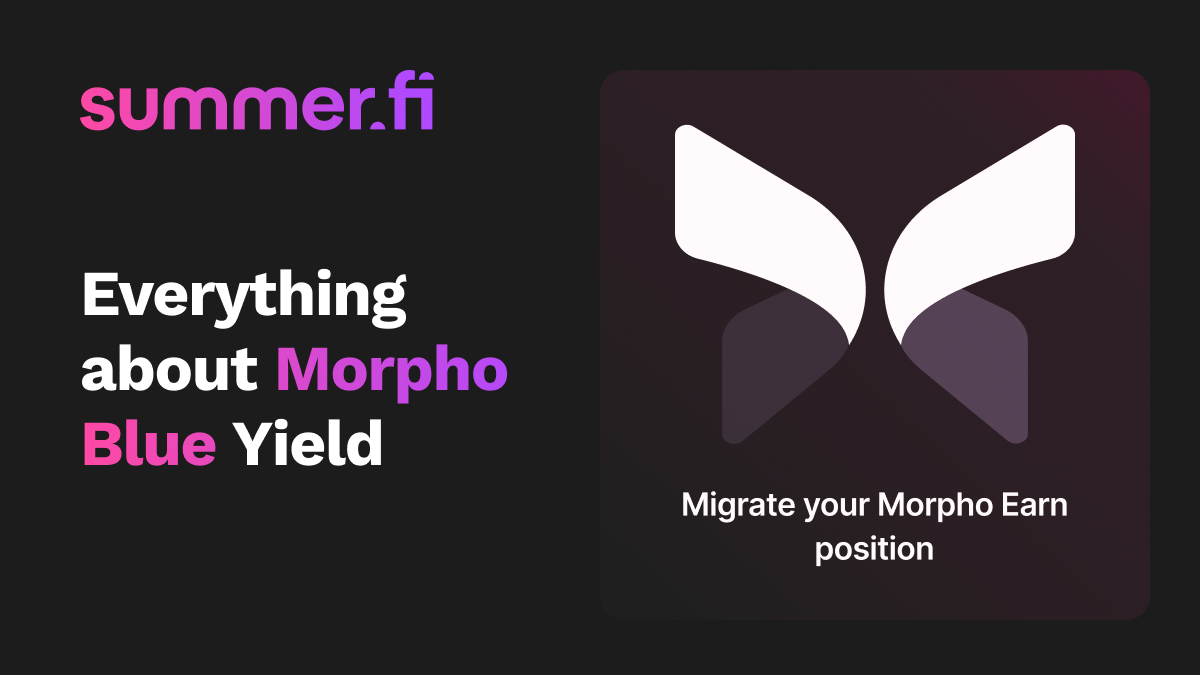 Everything you need to know about earning yield on Morpho Blue