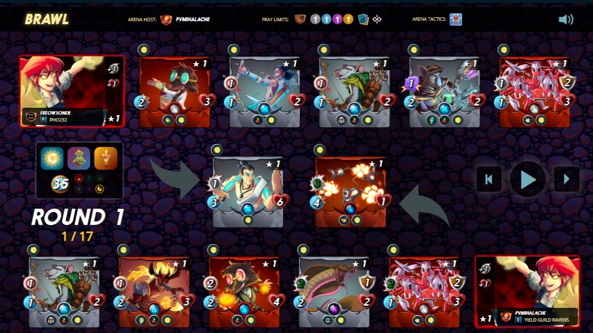 Splinterlands Brawls, Little Leagues, Silver And A Hunger For Success