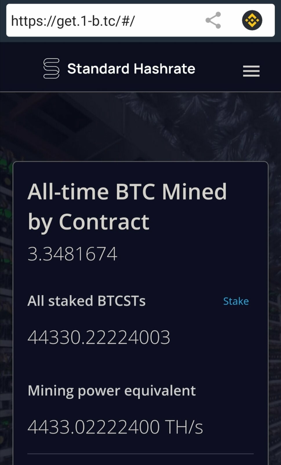 How to stake BTCST tokens and mine Bitcoin using Trust Wallet!