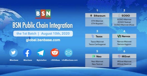 The BSN Public Chain Integration Plan — First Batch