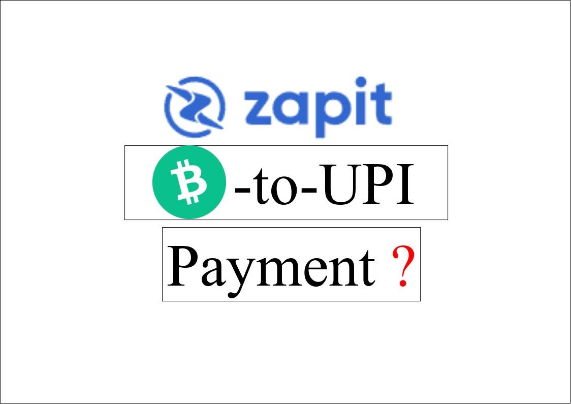 Questions on Zapit BCH-to-UPI Feature