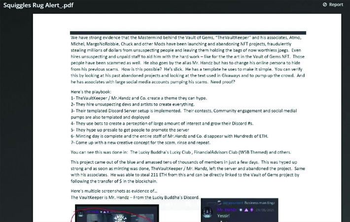 Squiggles NFTs Delisted from Opensea