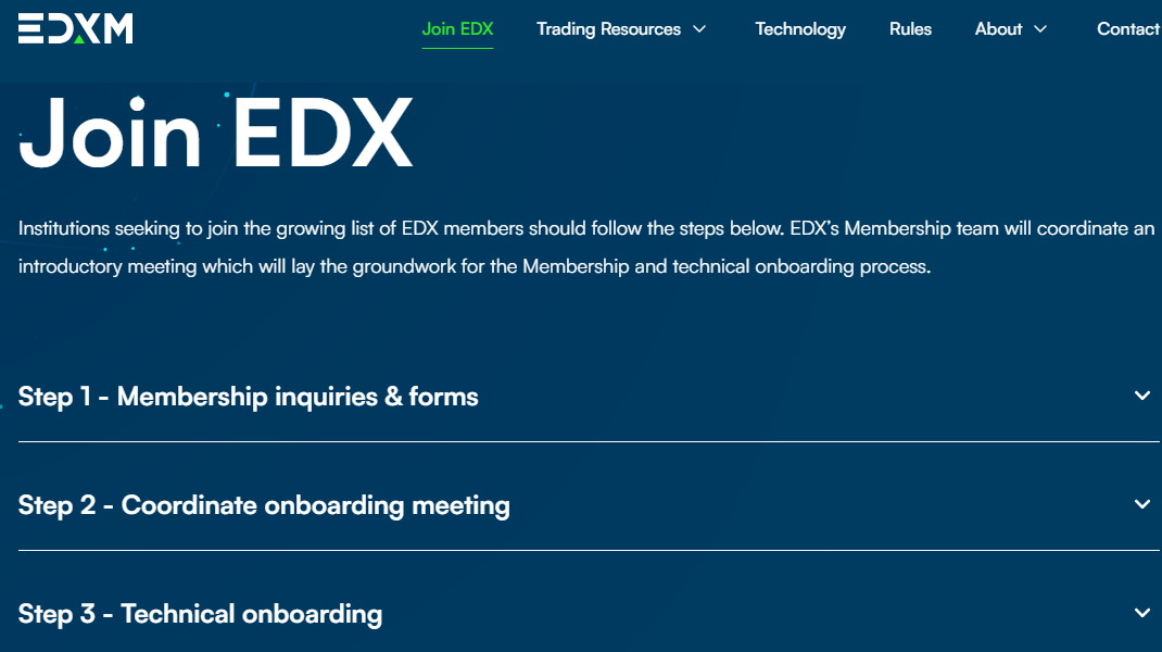 EDX Markets Launches for Institutional Crypto Trading