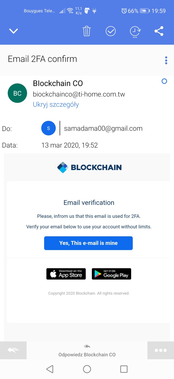 Blockchain SCAM ALERT!