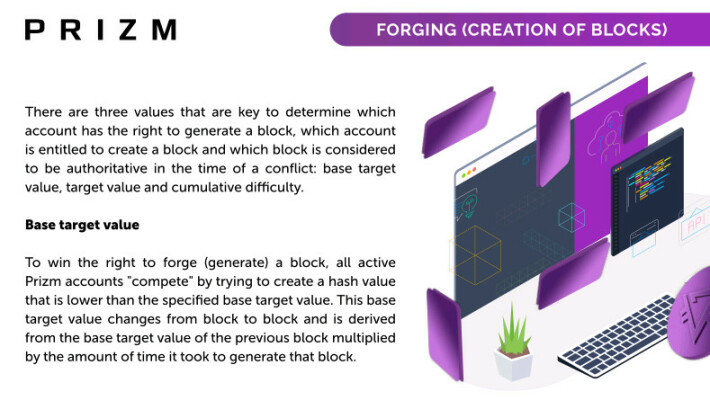 Prizm: FORGiNG ALGORiTHM (Creation of blocks)