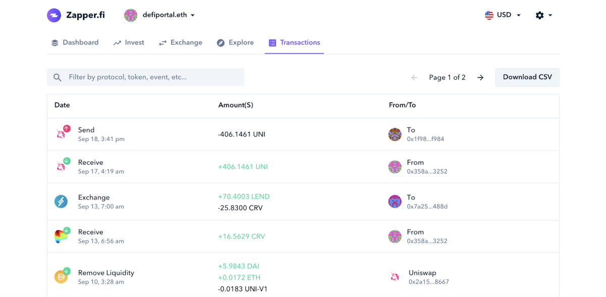 How to use the Zapper wallet - a step-by-step guide