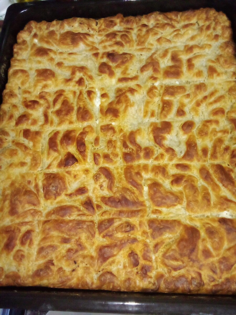 Daily meal #61 homemade cheese pie