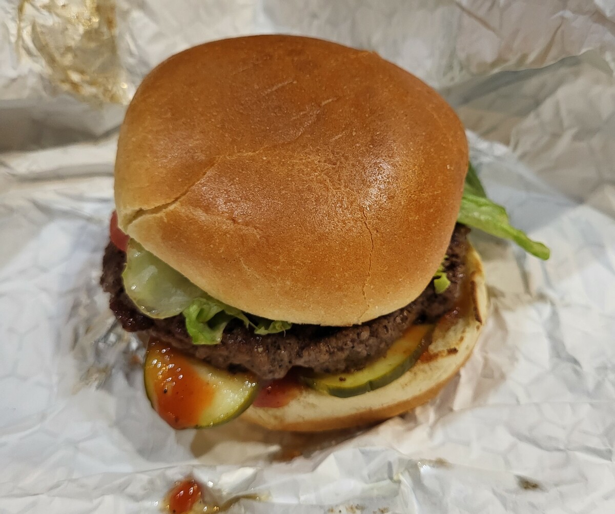 South Street Burger - 5oz Angus Beef Burger.