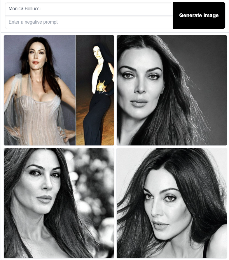 Famous Women According to Stable Diffusion from StabilityAI