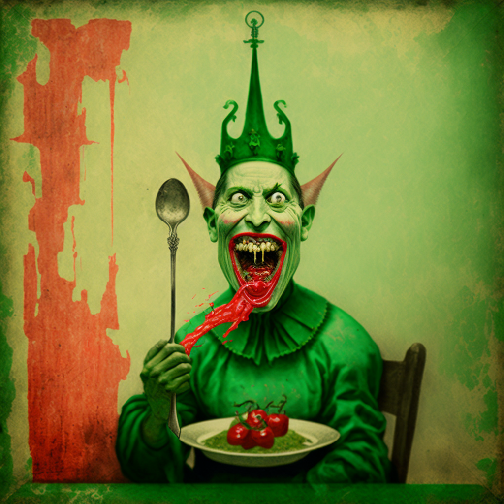 Cherry Tomato Vampire | AI Artwork on NFTShowroom & Artstation