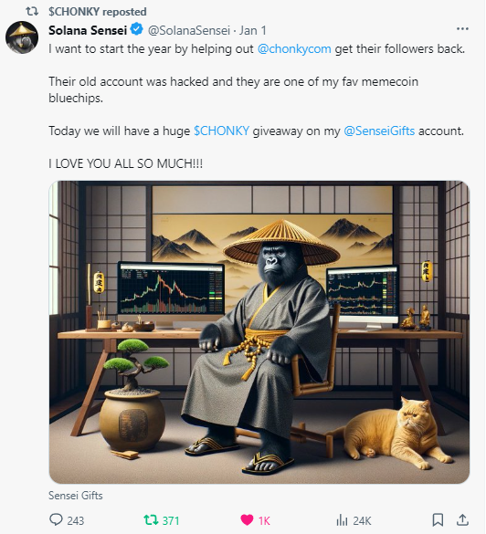 CHONKY The Cat is Fat | The Best Meme Coin To Buy on Solana in 2024!