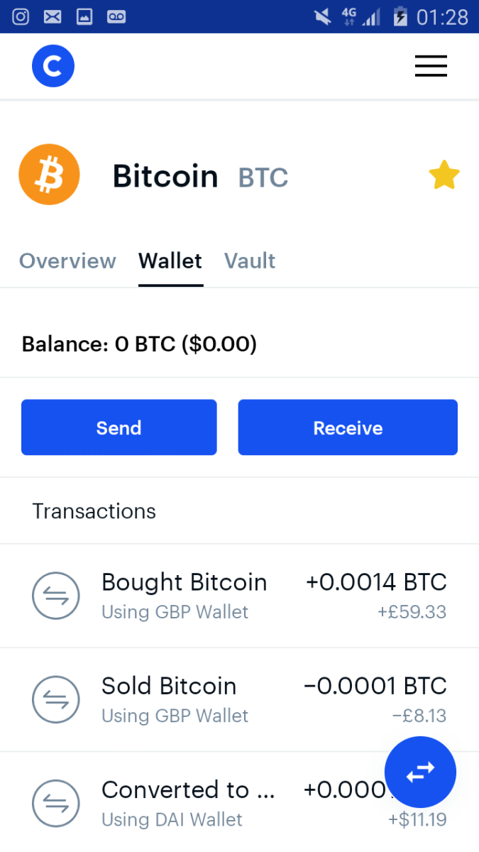 Coinbase App Transaction Verification Text Message Confirmation Error ...