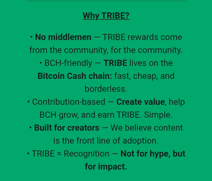 Introducing TRIBE: A Community-Driven Token Rewarding Original BCH Content