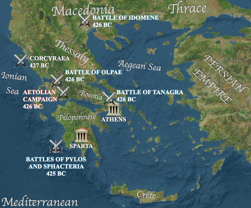 THE BATTLE OF PYLOS, 427 - 425 BC: Left Stranded