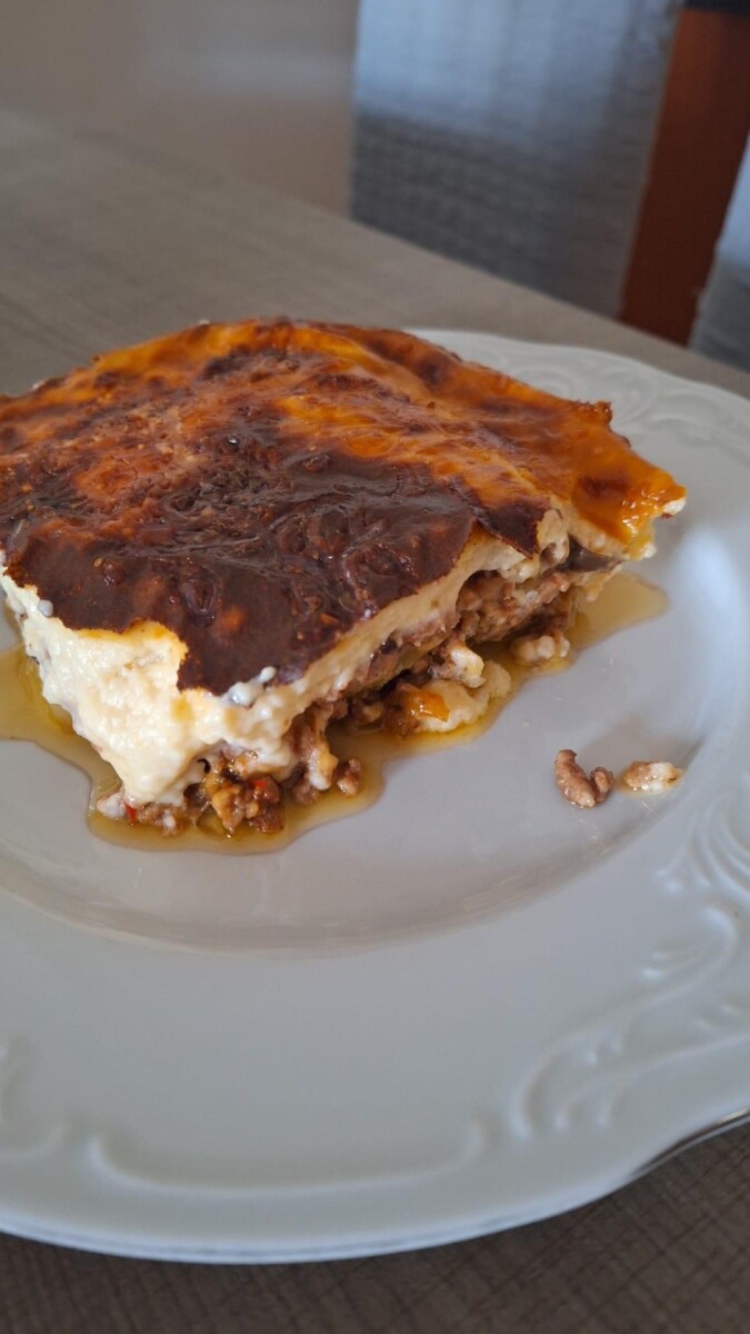 Daily meal #186 traditional Greek mousakas