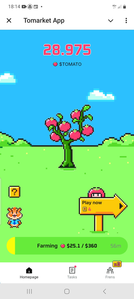 New Tap Airdrop ... Farm 🍅 $TOMATO