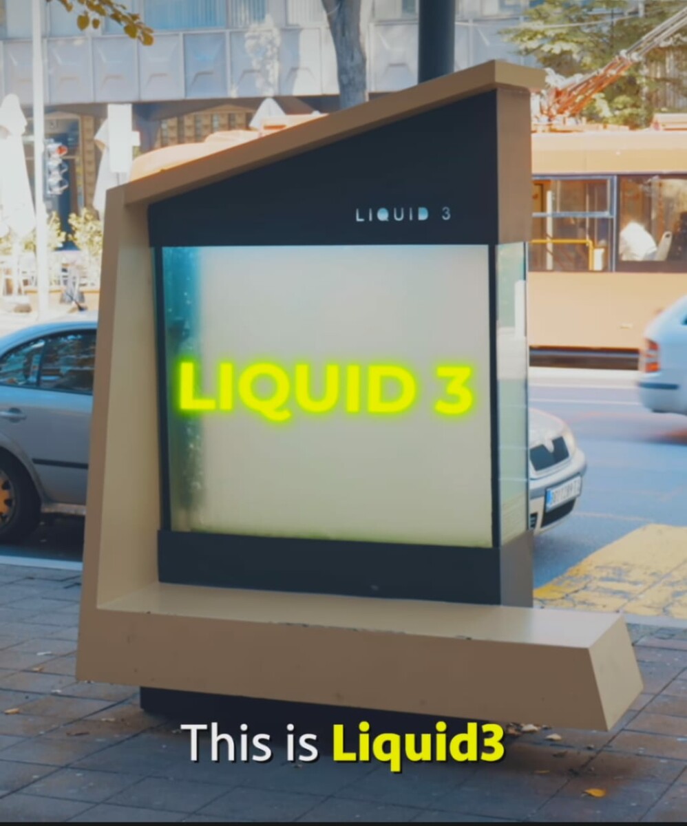 A Living, Breathing Liquid Tree - Solution to Pollution