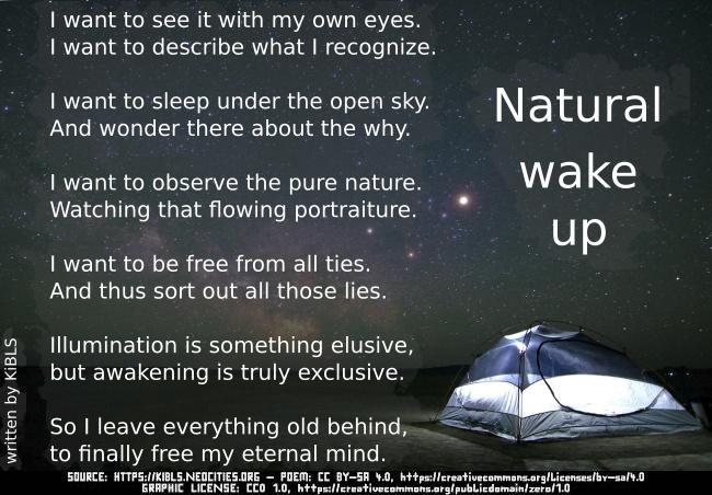 KiBLS Poetry - Natural wake up