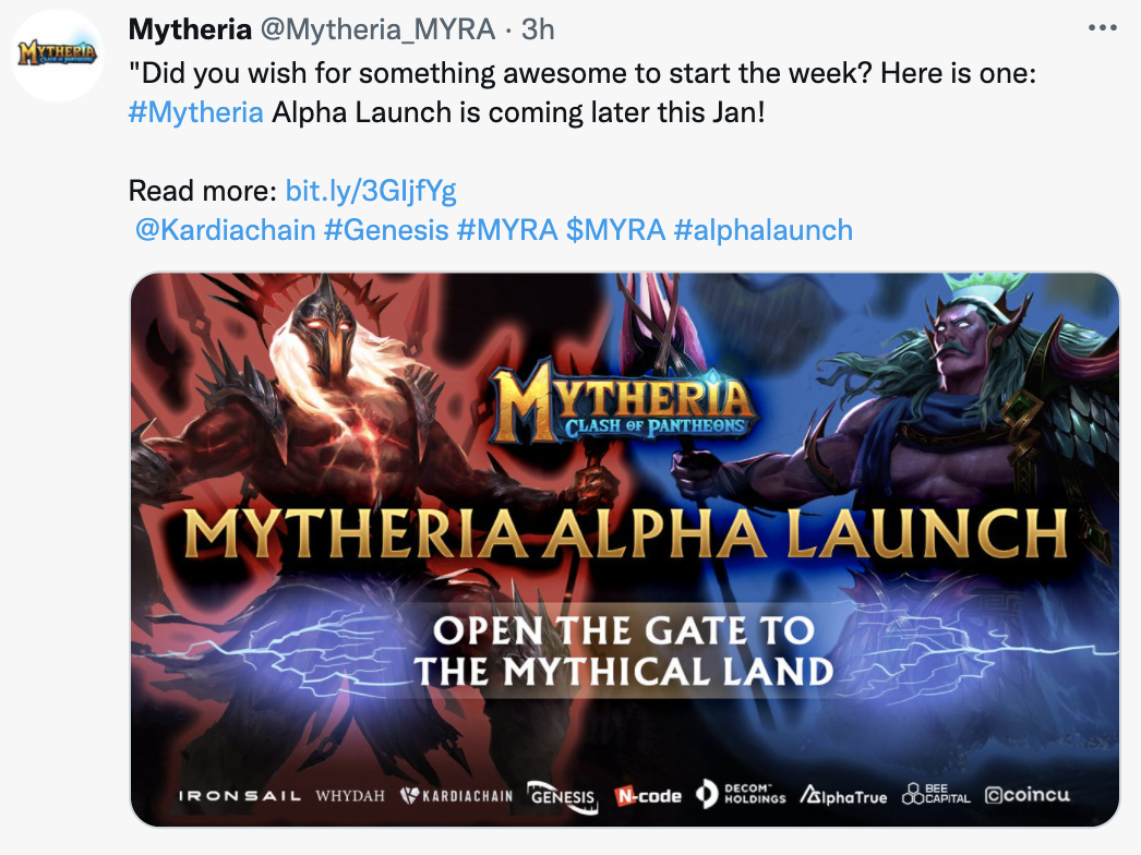 Create-To-Earn NFT Card Trading Game: Mytheria
