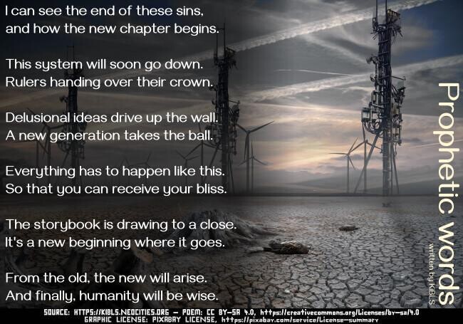 KiBLS Poetry - Prophetic words