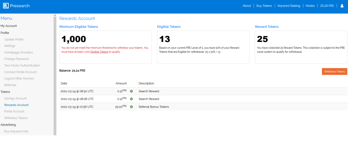 PreSearch DeCentralized Search Engine for those who want to get paid ...