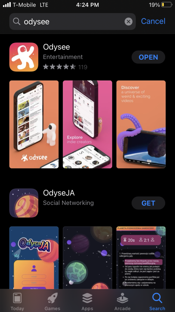 Odysee Now Has an iOS App