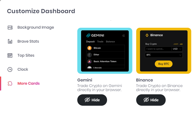 Brave Browser: Brave Integrated Gemini Widget + New Wallet and...