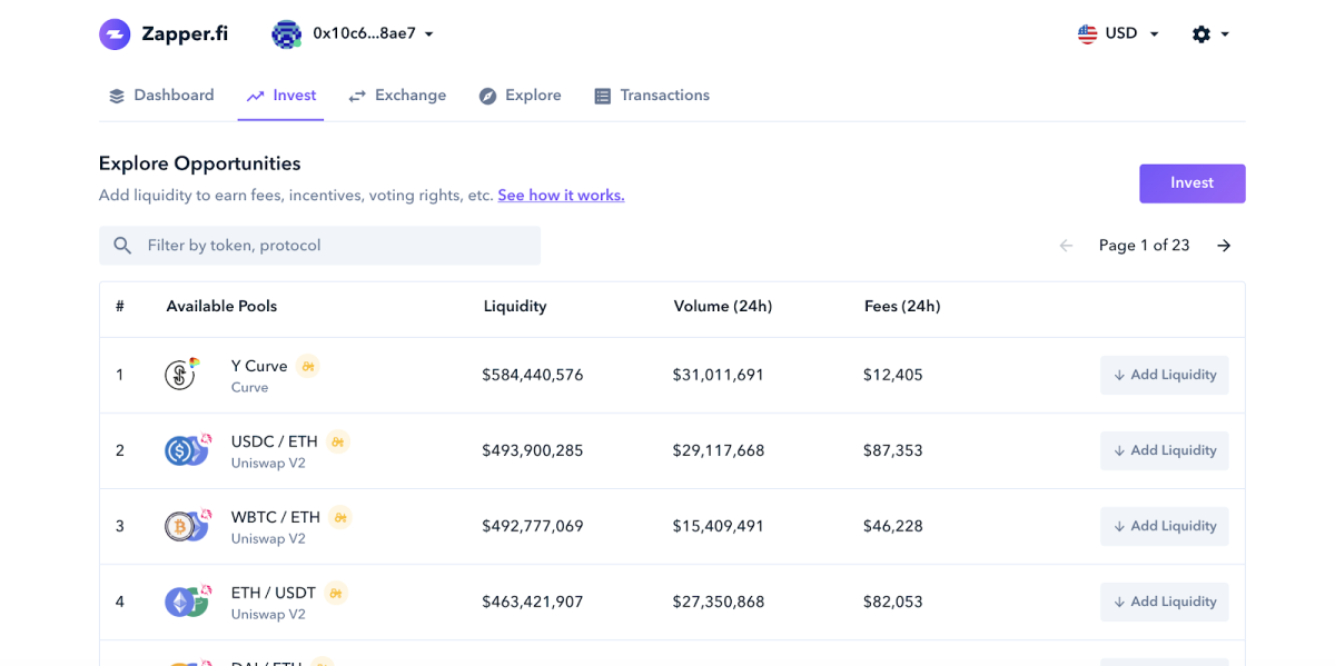 How to use the Zapper wallet - a step-by-step guide