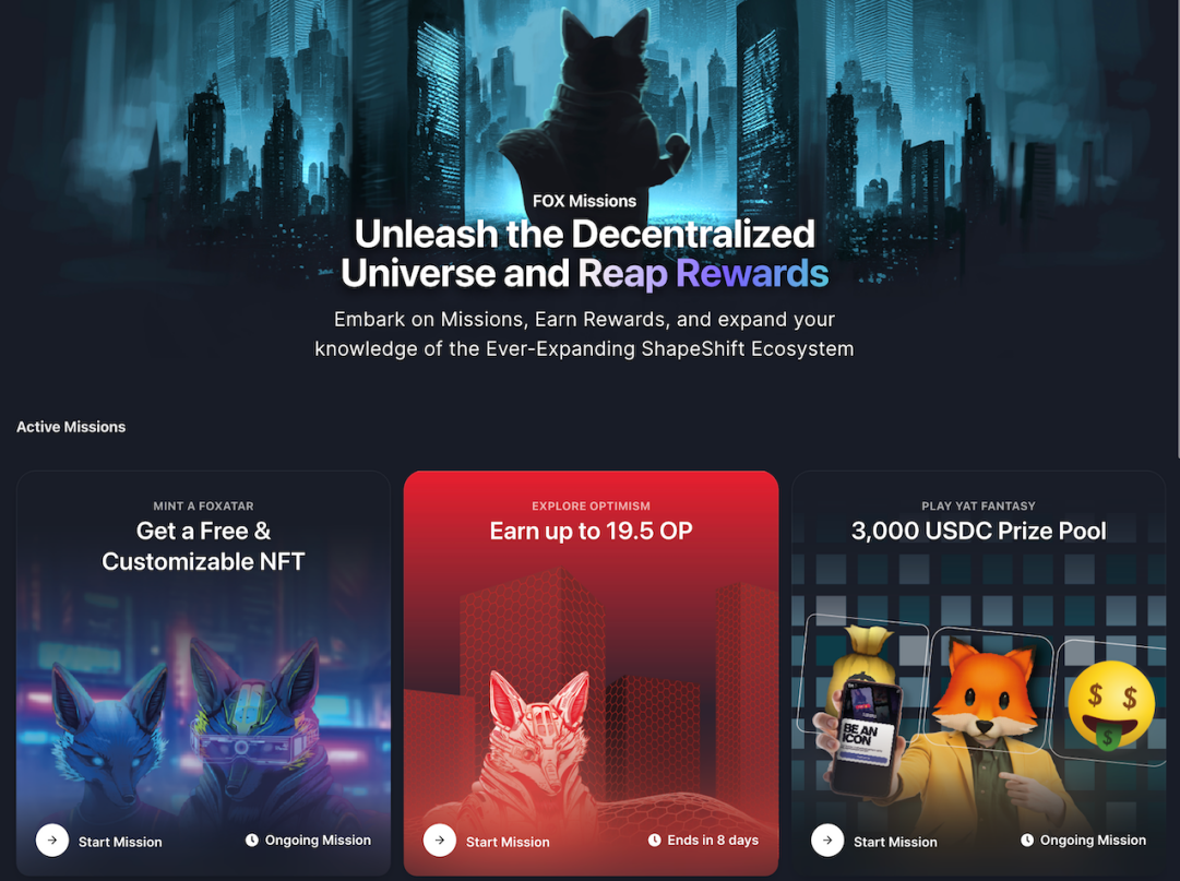 I Entered The FOX Missions From ShapeShift By Minting My FOXatar NFT