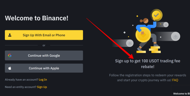 Binance referral/sign-up bonus | Binance Referral ID: SZBULXQU | Get ...