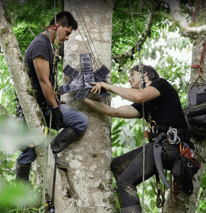 Scientific innovations for human problems [Forest protection][Poachers ...