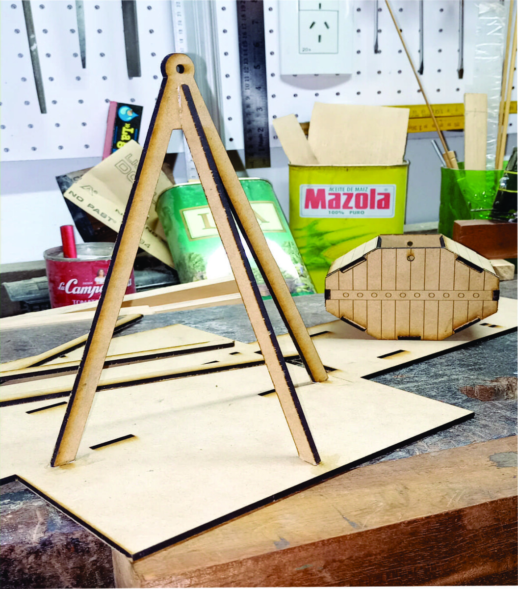 Made a Trebuchet in scale