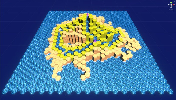 Indie Game Dev Log: 19/12/2020 (Procedural Hexagon Grid Game Board ...
