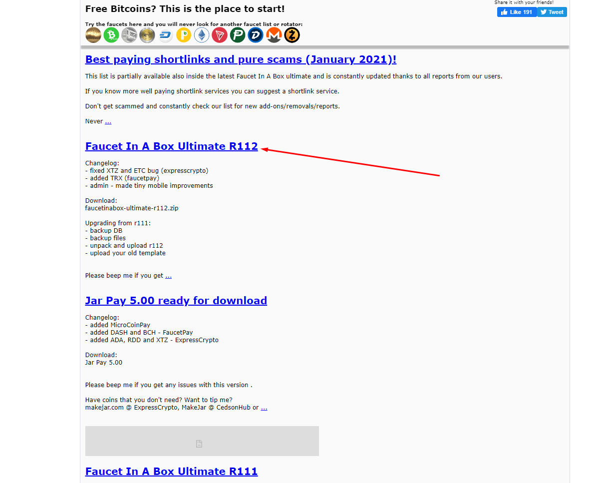 How to setup Faucet in a box ultimate with expresscrypto.io
