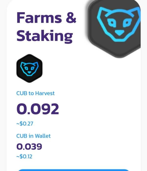 Staking Journey at Cub Dens: Stake CUB To Earn CUB 🐅