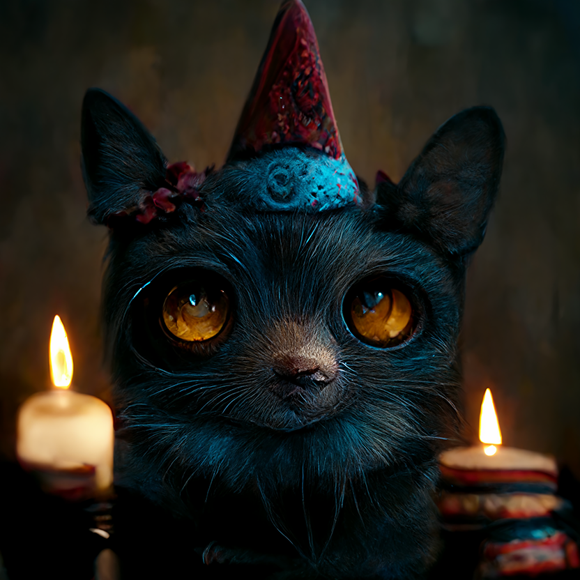 Cats with Party Hats 11-20 [NFT Series @ OpenSea]