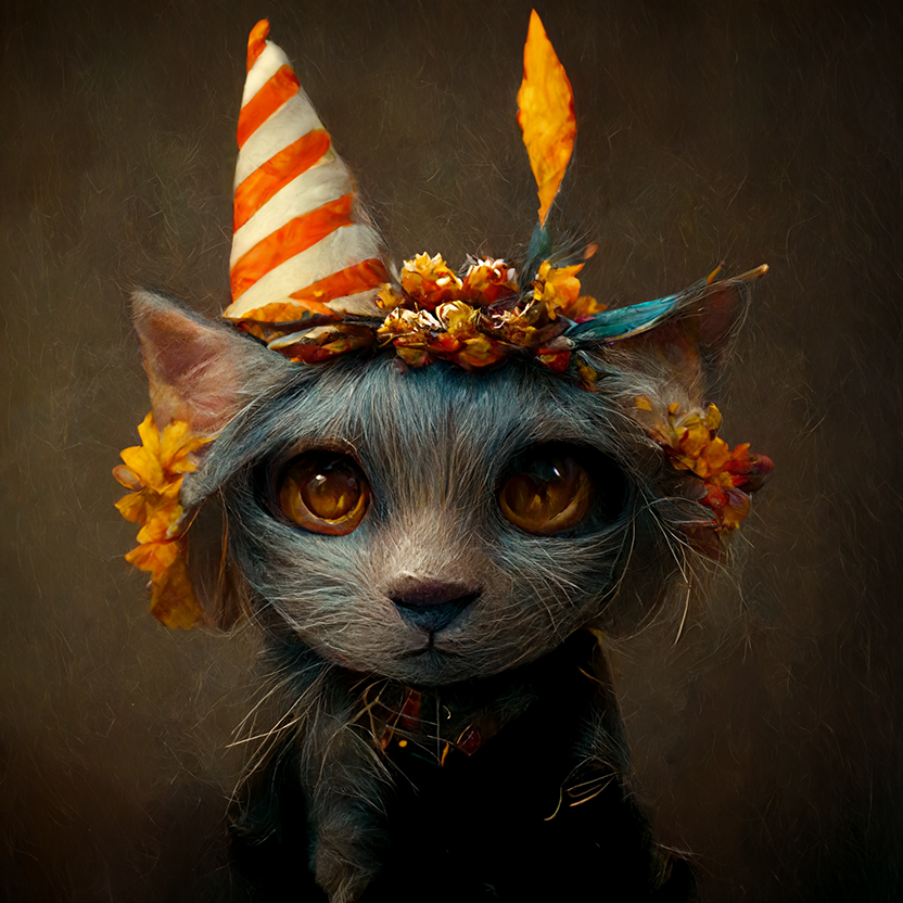 Cats with Party Hats 11-20 [NFT Series @ OpenSea]