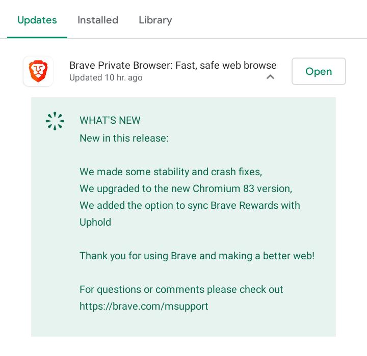 How to easily sync Brave Rewards with Uphold wallet on Android